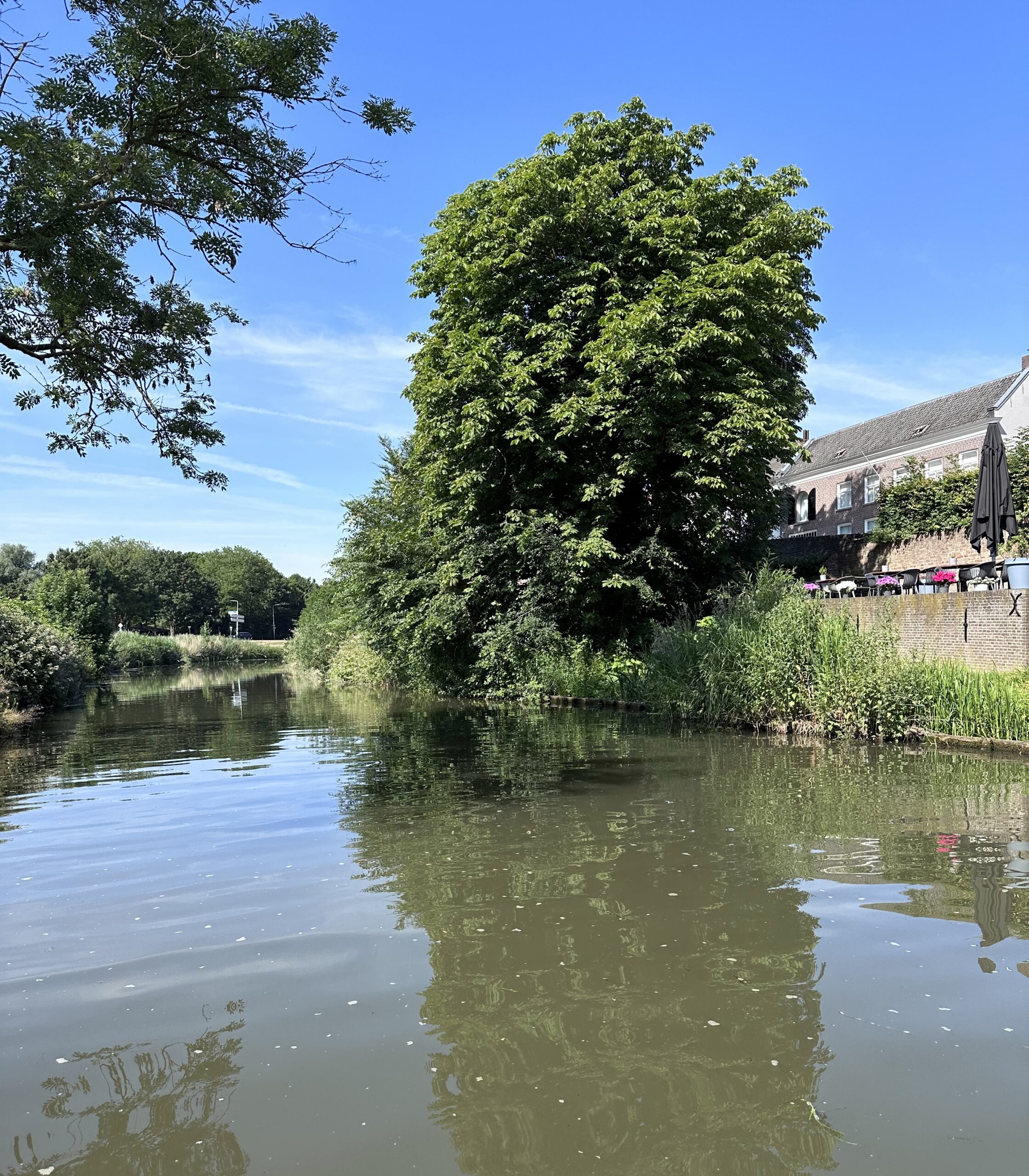 Kanoën op de Korne - Blokhutboot